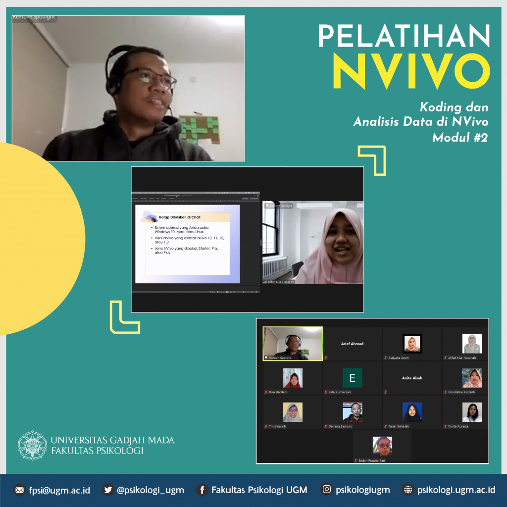 UPTB Held Second NVIVO Training Series – psikologi.ugm.ac.id