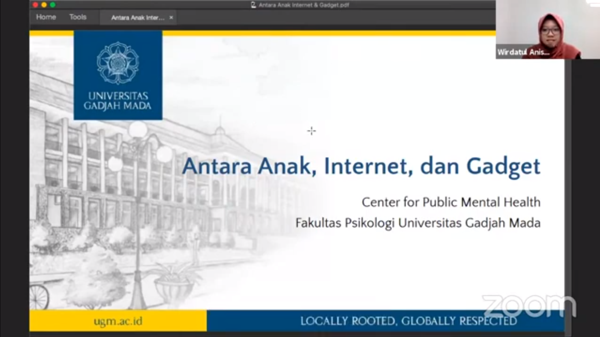 Public Lecture: Internet, Children and Gadget, by CPMH – psikologi.ugm ...