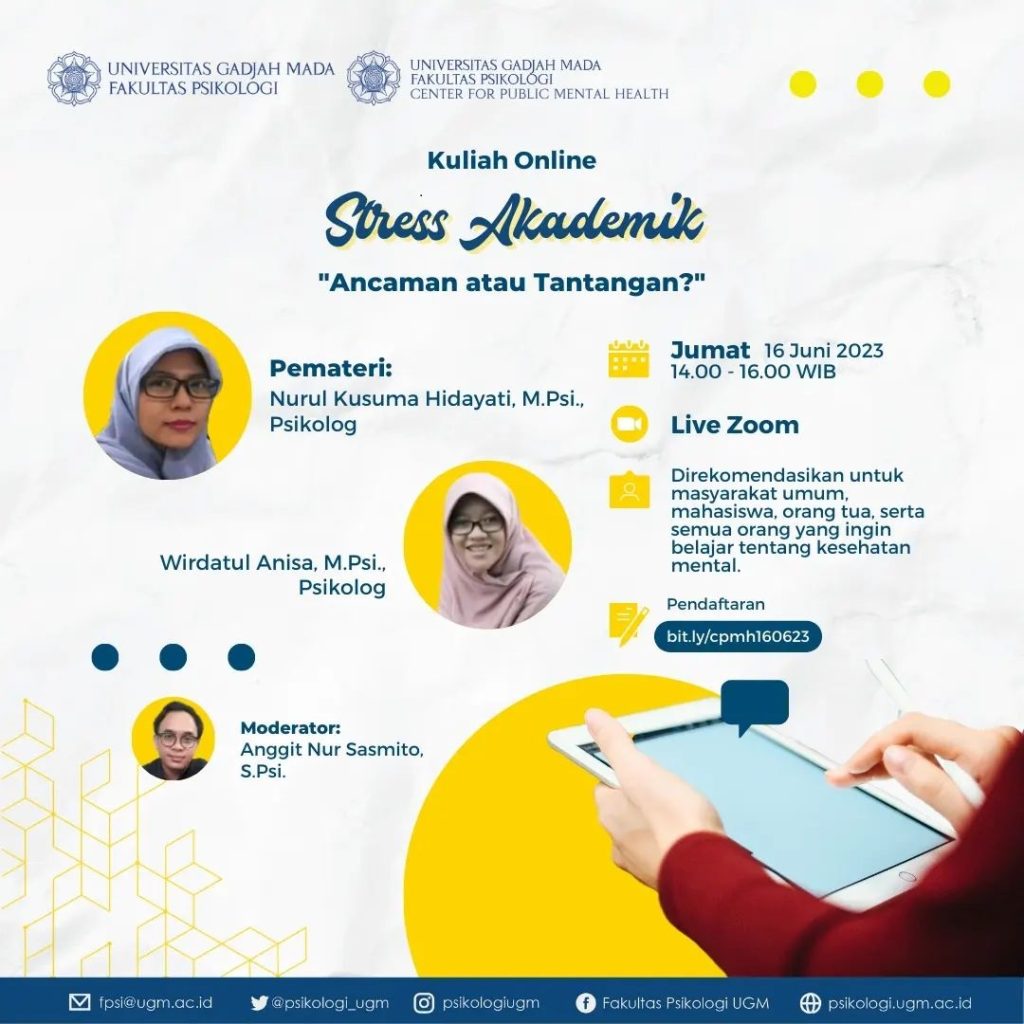 KULON CPMH UGM: Stress Akademik! Ancaman atau Tantangan? – psikologi ...