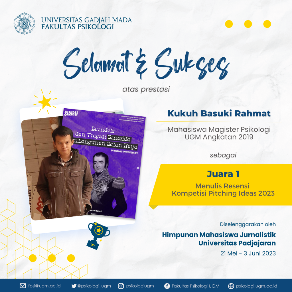 Berangkat dari Hobi, Kukuh Basuki Rahmat Raih Juara Satu Menulis Resensi Tingkat Nasional ...