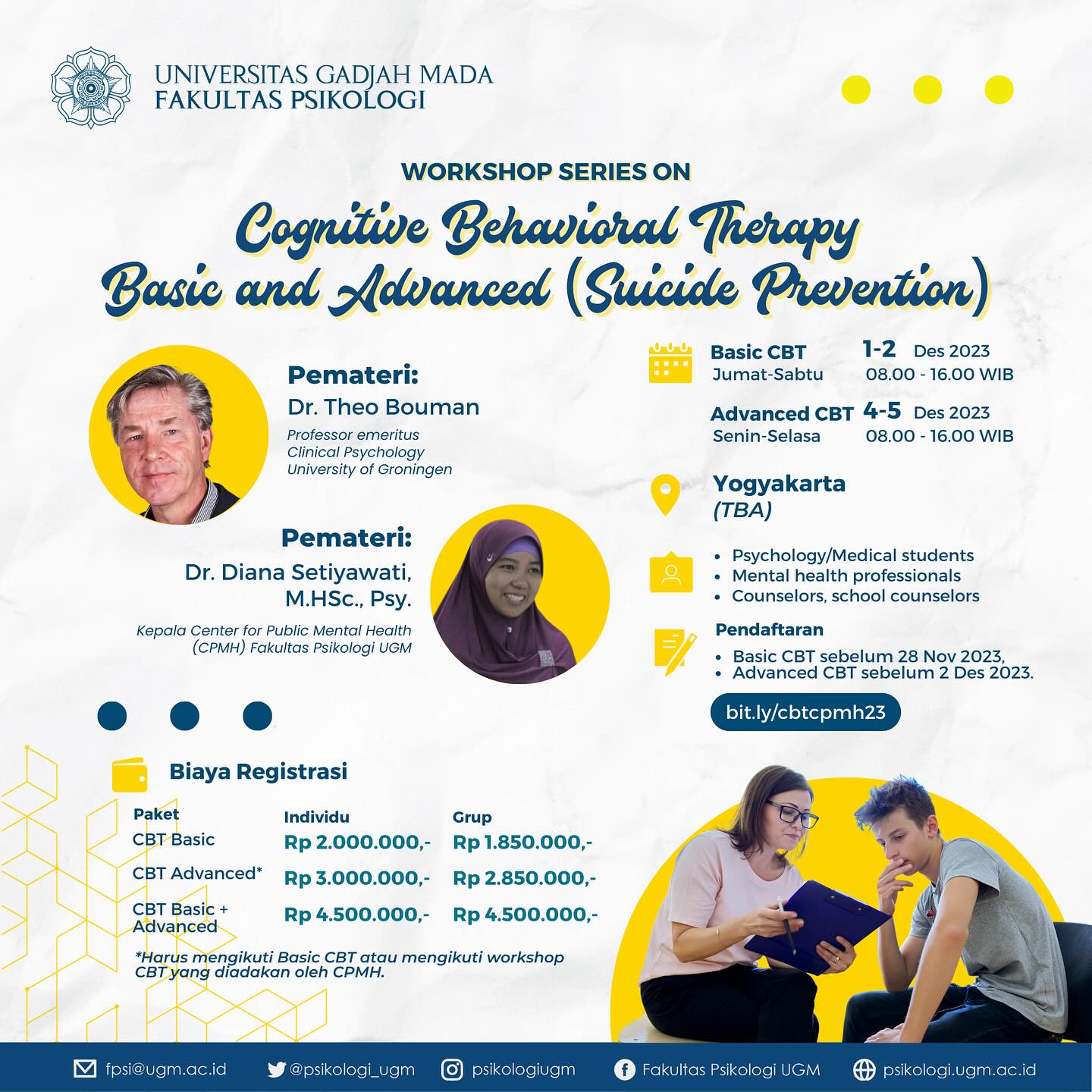 Cognitive Behavioral Therapy Workshop: Basic and Advanced (Suicide ...