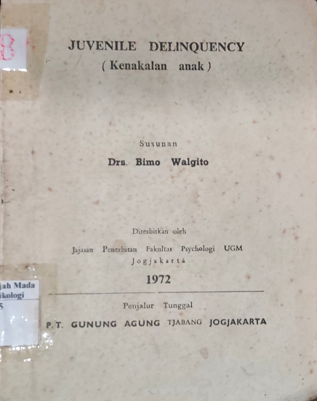 Artefak Fakultas Psikologi Universitas Gadjah Mada – Display 3 ...