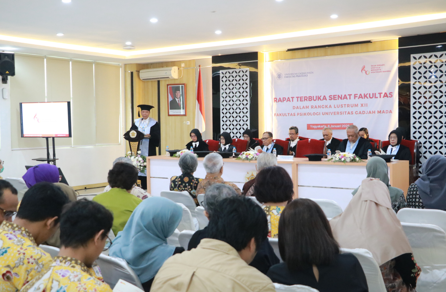 Rapat Senat Terbuka Dies Natalis ke-60 Fakultas Psikologi UGM : Enam Dekade Menyala, Berkarya ...
