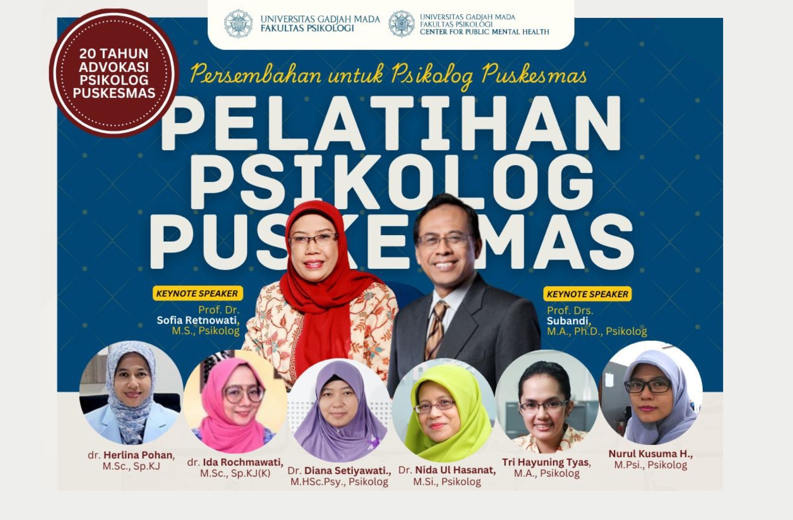 Tingkatkan Layanan Kesehatan Mental, Fakultas Psikologi UGM Gelar Pelatihan untuk Psikolog ...