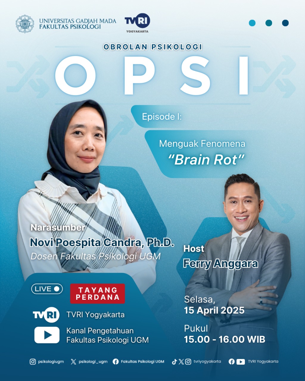 OPSI: Obrolan Psikologi Episode 1 – Menguak Fenomena Brain Rot ...