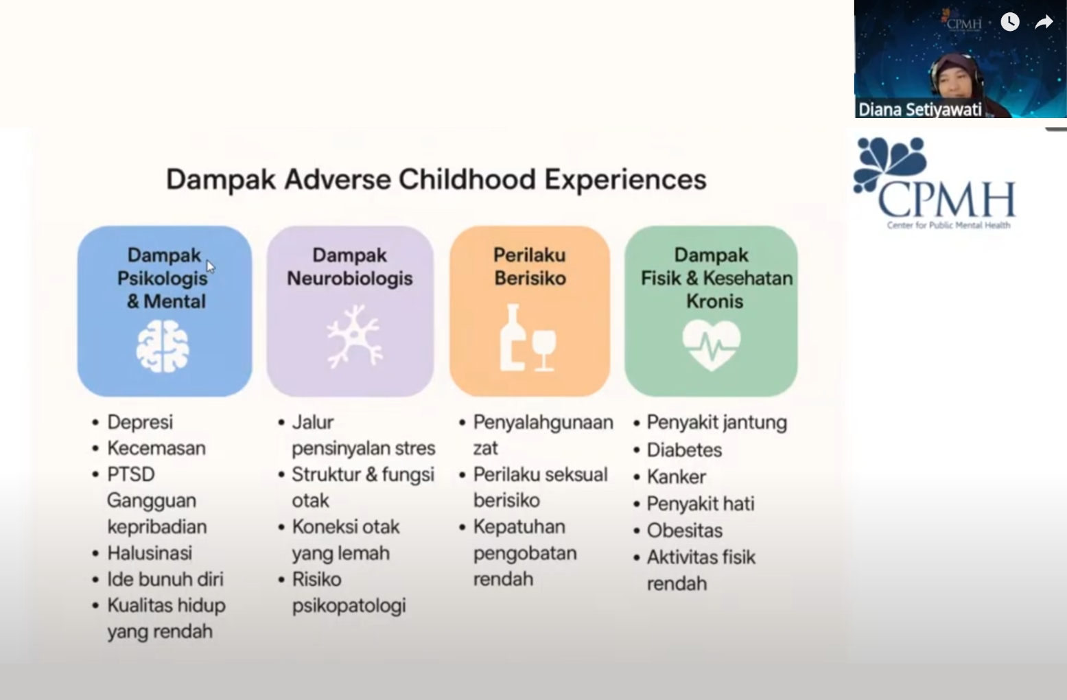 CPMH UGM Discusses the Impact of Childhood Experiences and the Role of ...
