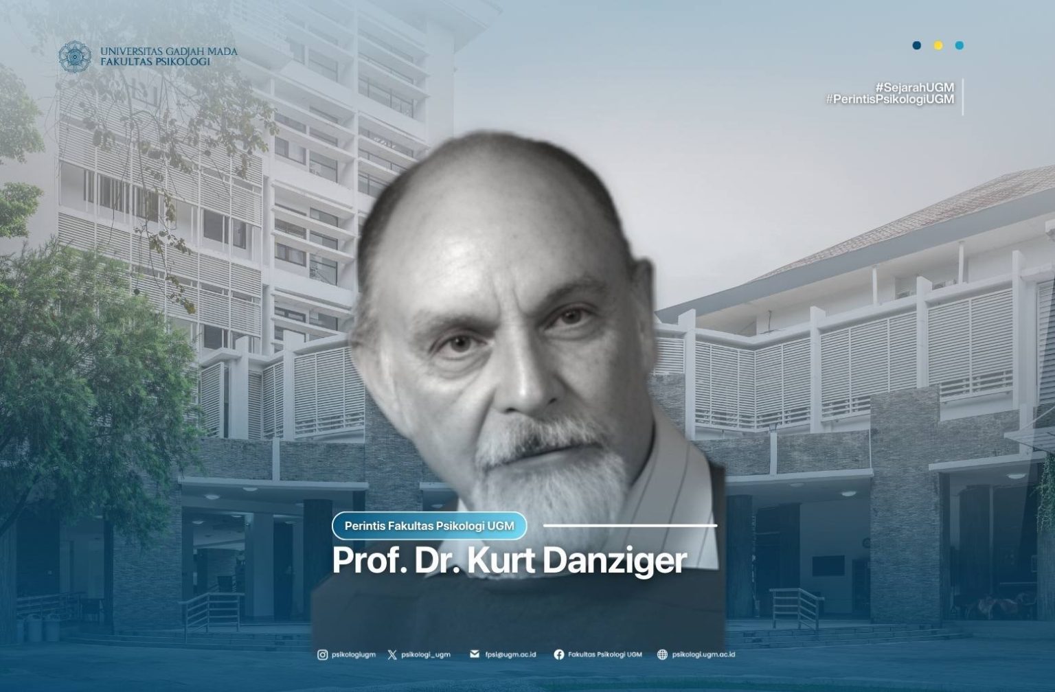 Prof. Dr. Kurt Danziger – Fakultas Psikologi Universitas Gadjah Mada